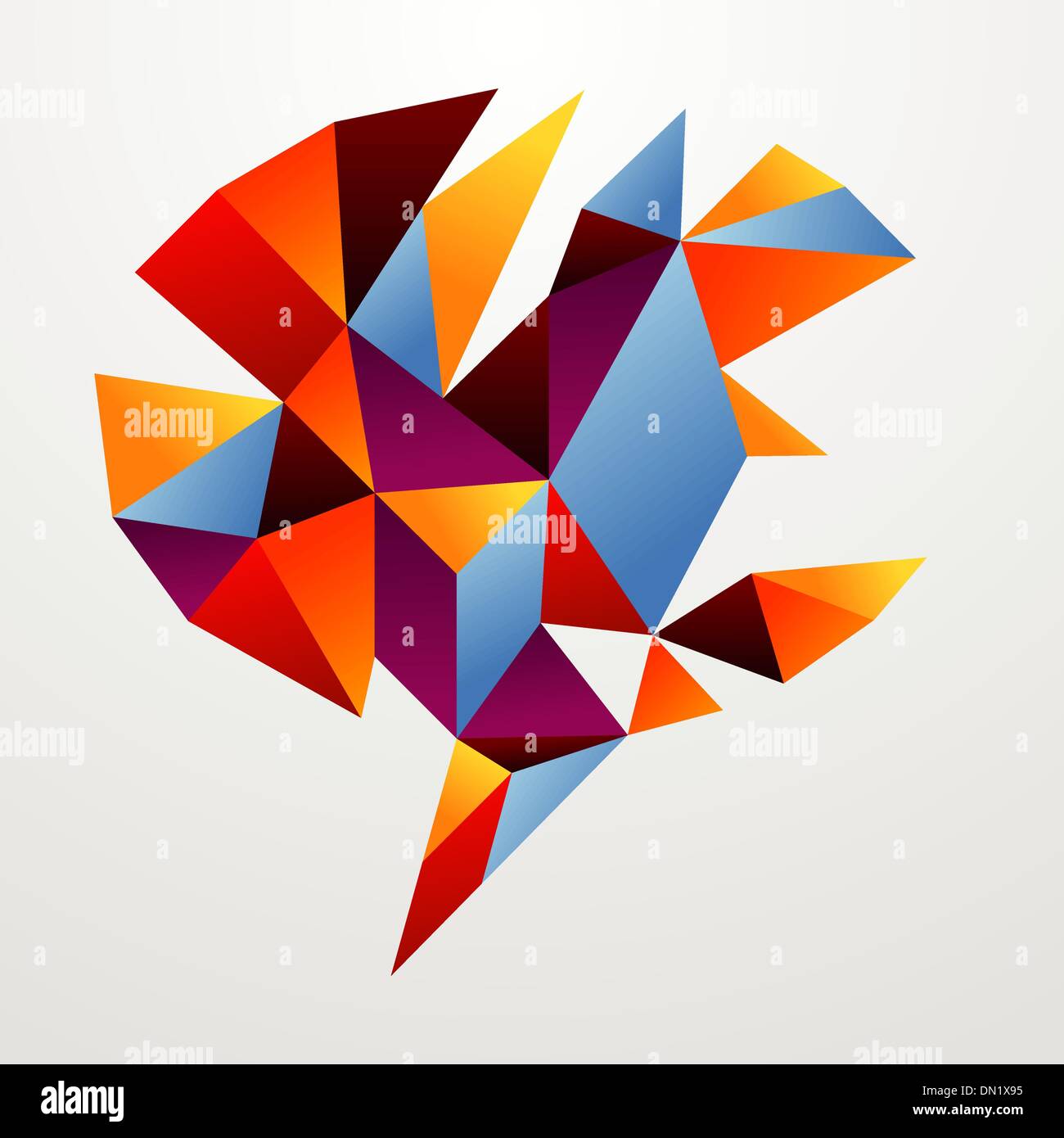 Craft paper speech bubble Stock Vector Images - Alamy