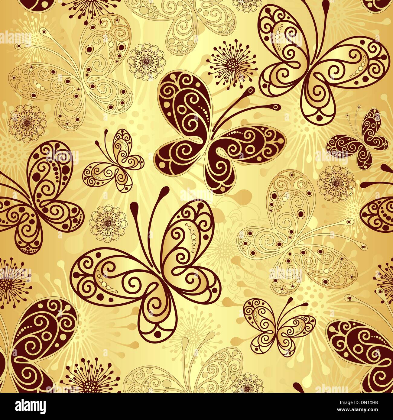 Gold-brown seamless pattern Stock Vector Image & Art - Alamy