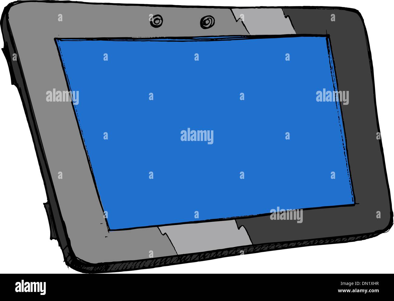 Touchscreen computer Stock Vector Images - Alamy