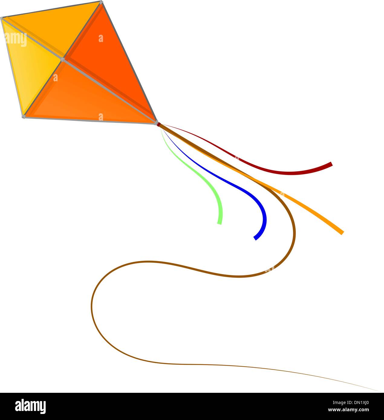 The kite tail Stock Vector Images - Alamy