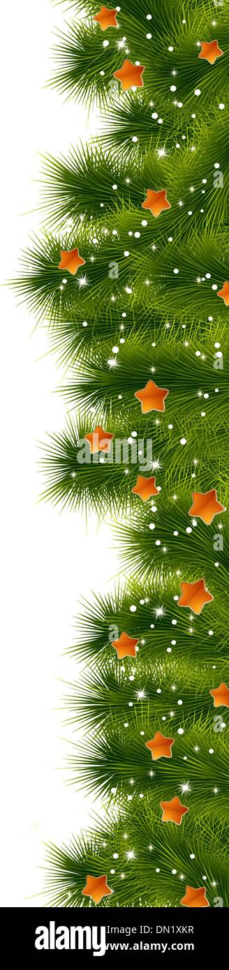 Frost on branches tree Stock Vector Images - Alamy
