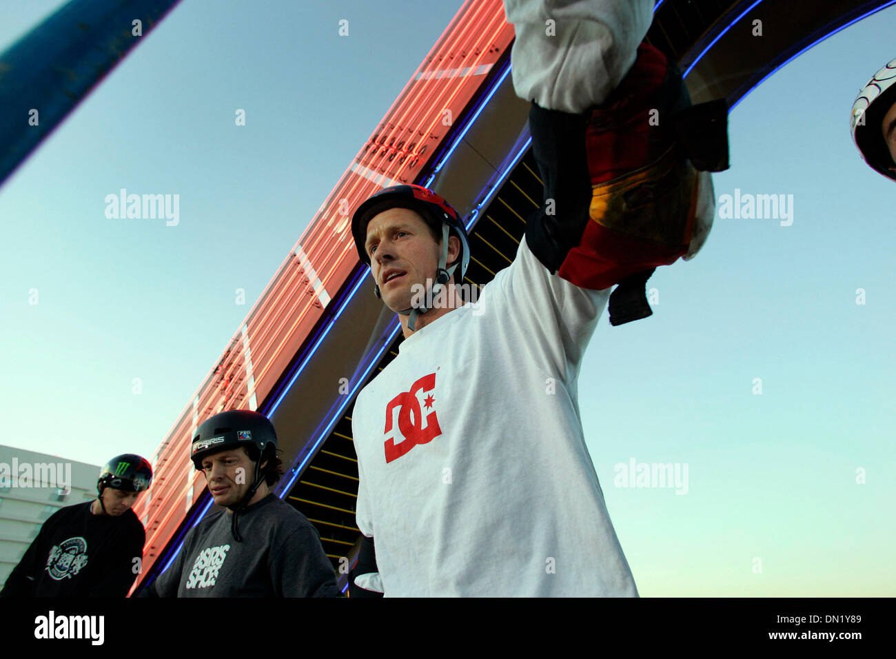 Apr 06, 2006; Encinitas, CA, USA; Skateboarder DANNY WAY did a 28-foot ...