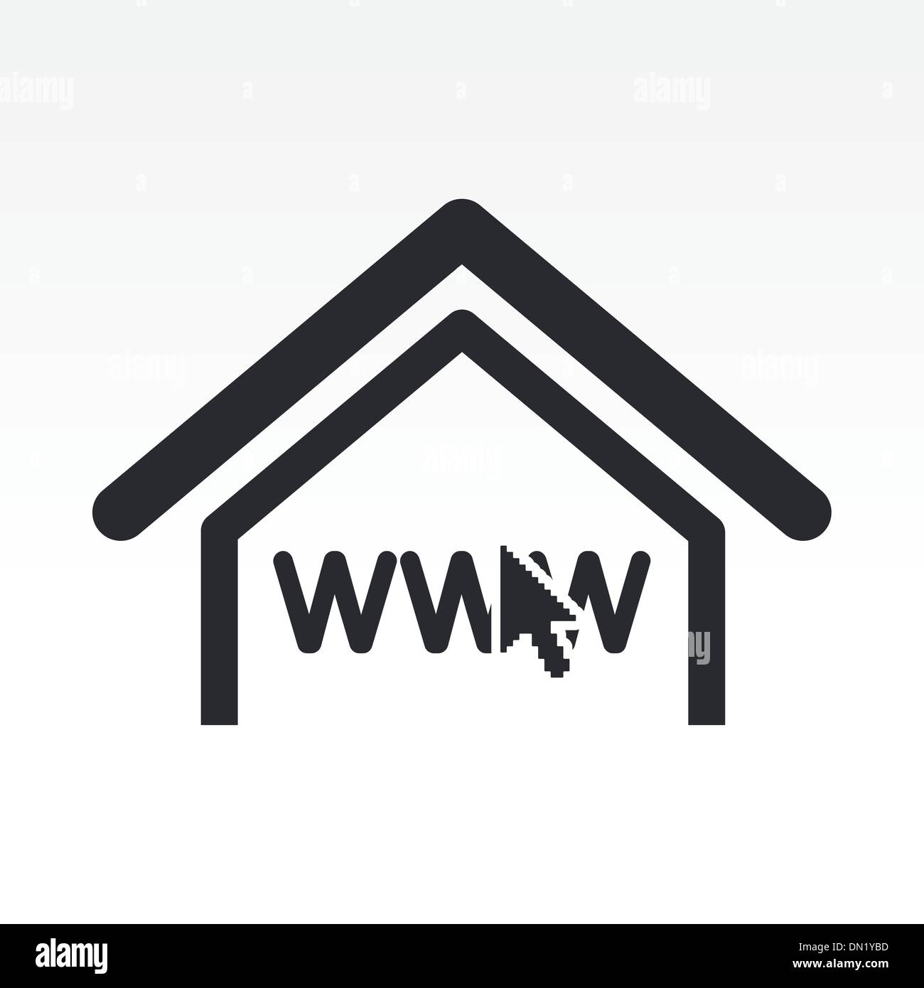 Vector illustration of single isolated web icon Stock Vector Image ...
