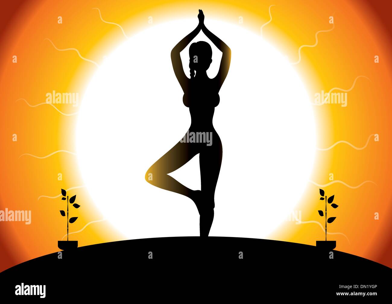 Spiritual exercises Stock Vector Images - Alamy