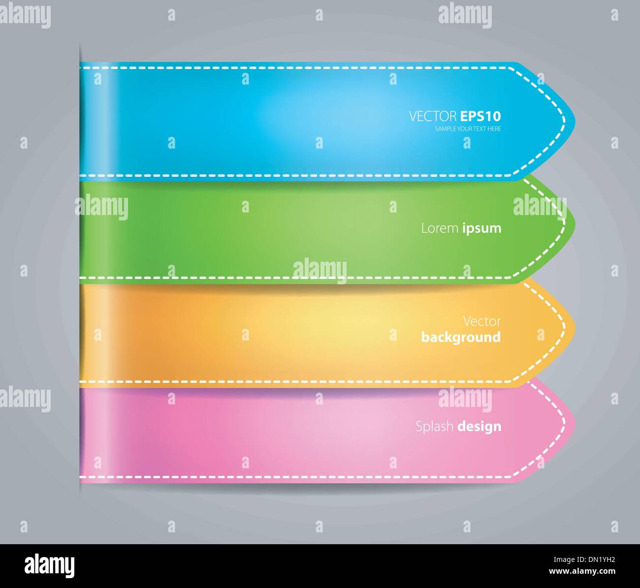 Set of color stickers Stock Vector Image & Art - Alamy