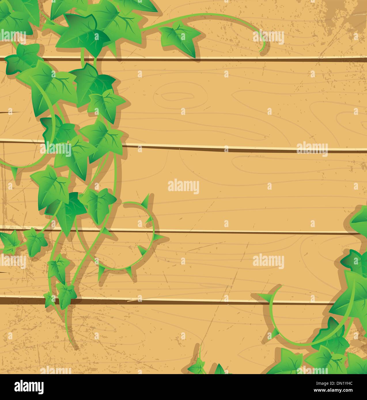 Ivy wall with sign Stock Vector Images - Alamy