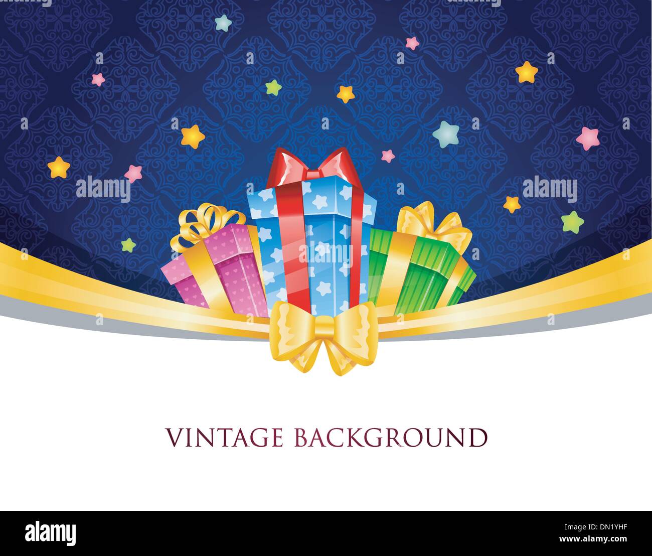 Colorful gift boxes with bows Stock Vector Image & Art - Alamy