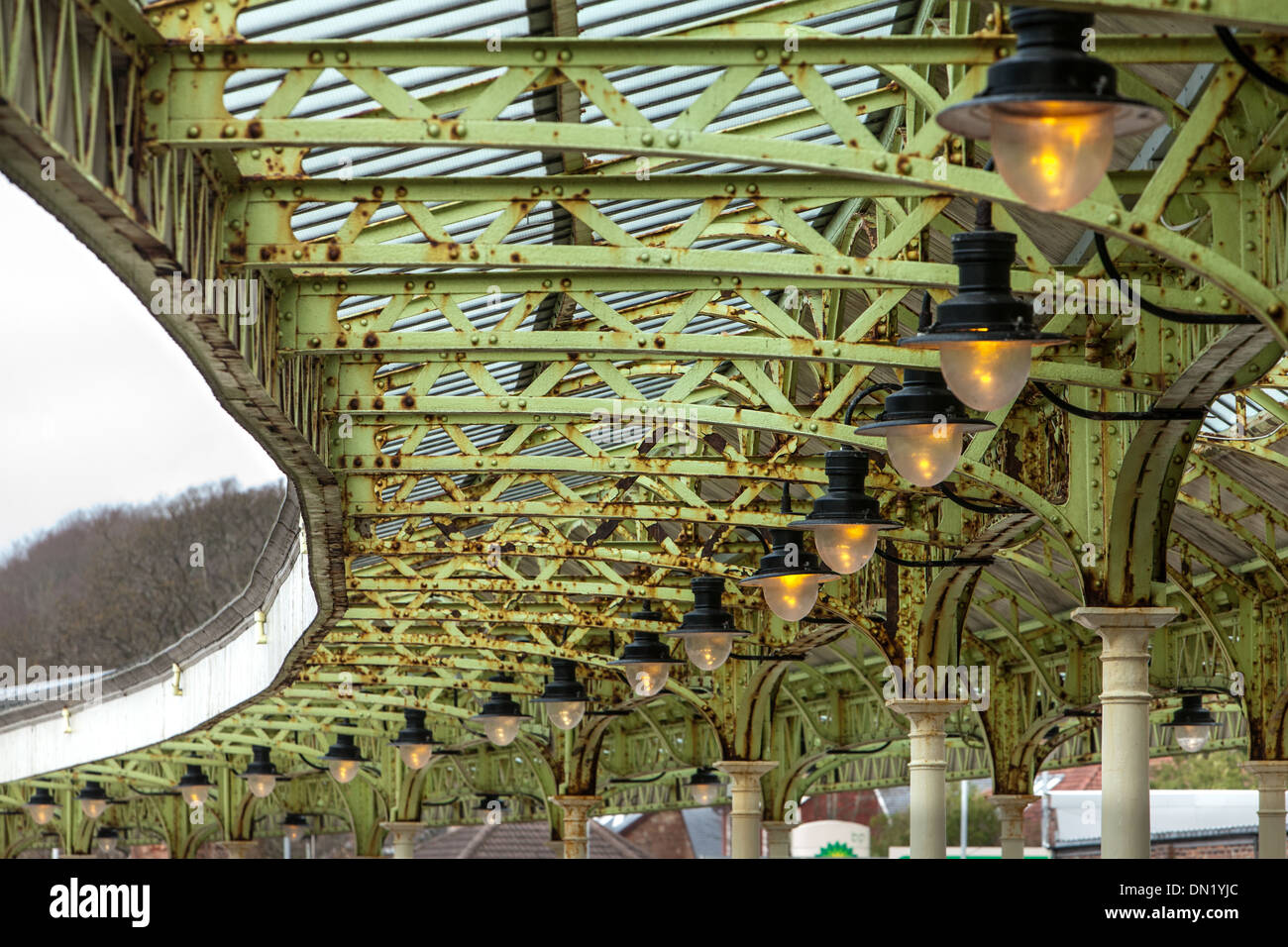 Wemyss Bay Rail Station Roof Structure, Inverclyde, Scotland Stock ...