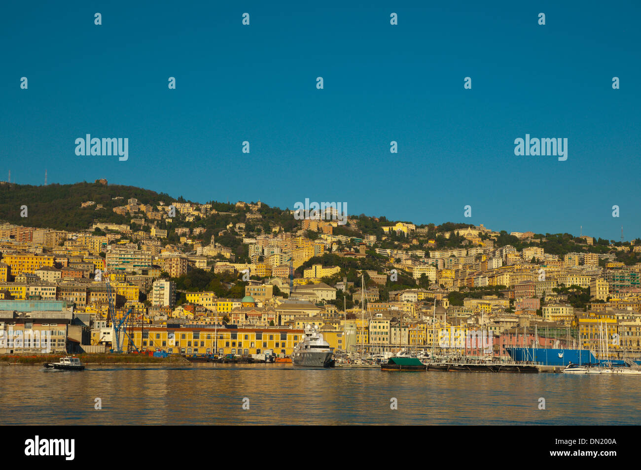 Porto Antico the old port Genoa Liguria region Italy Europe Stock Photo ...