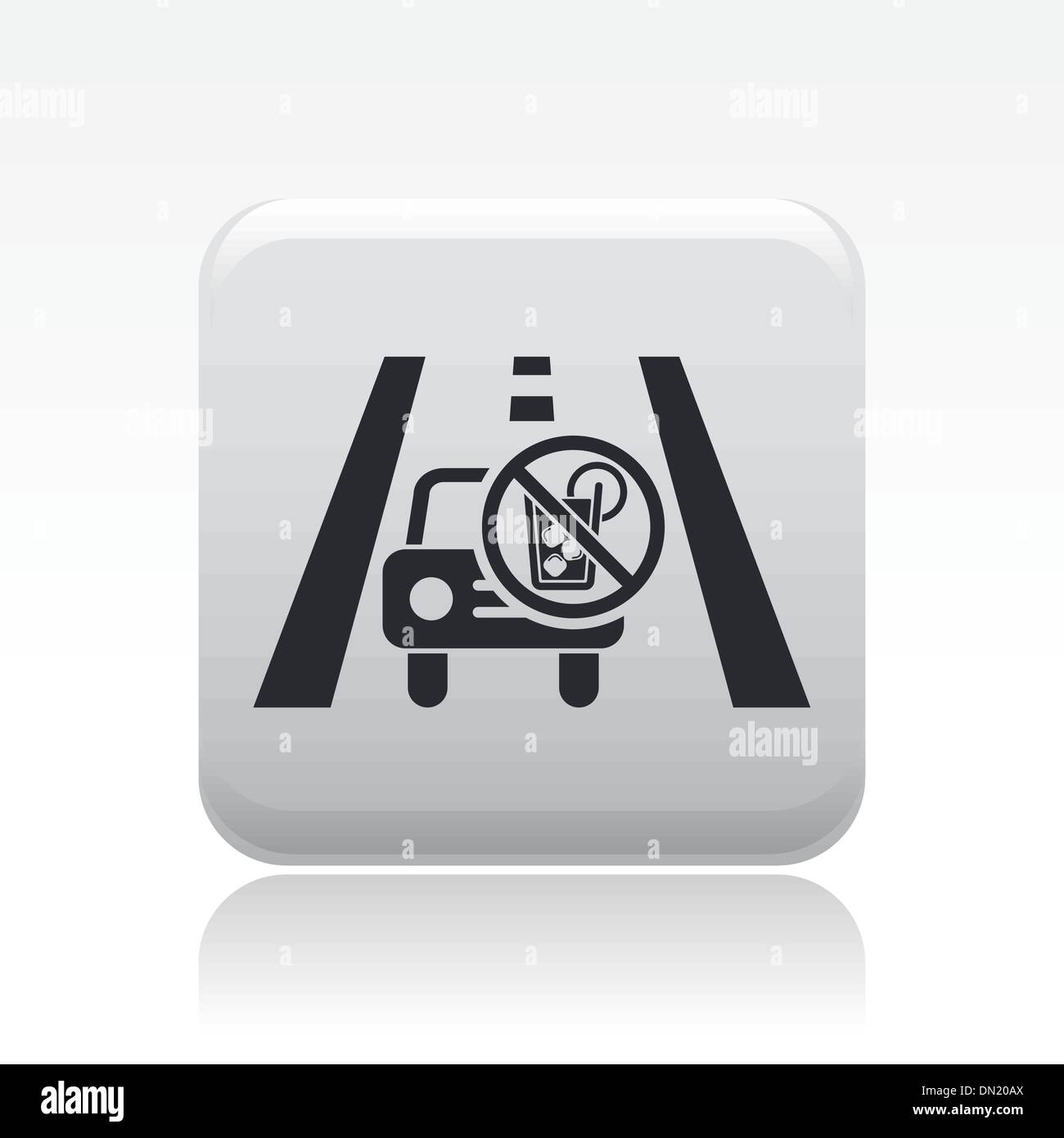 Vector illustration of isolated drunk drive icon Stock Vector Image ...