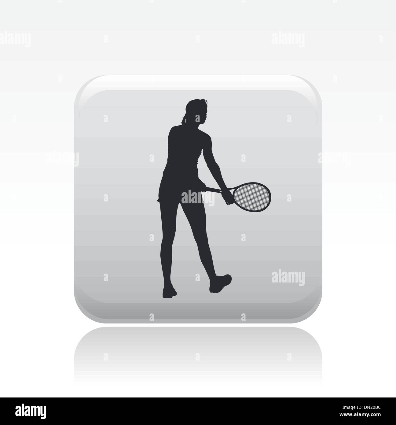 Tennis isolated vector vectors Stock Vector Images - Alamy