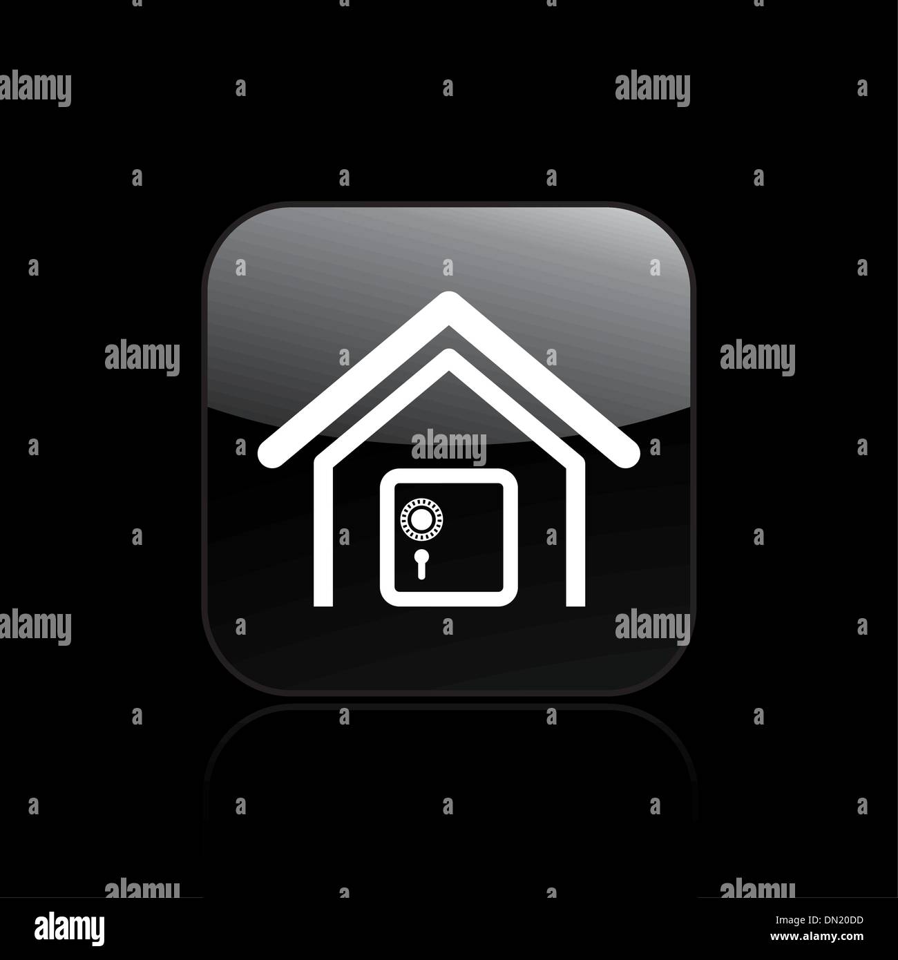 Vector illustration of single bank icon Stock Vector Image & Art - Alamy