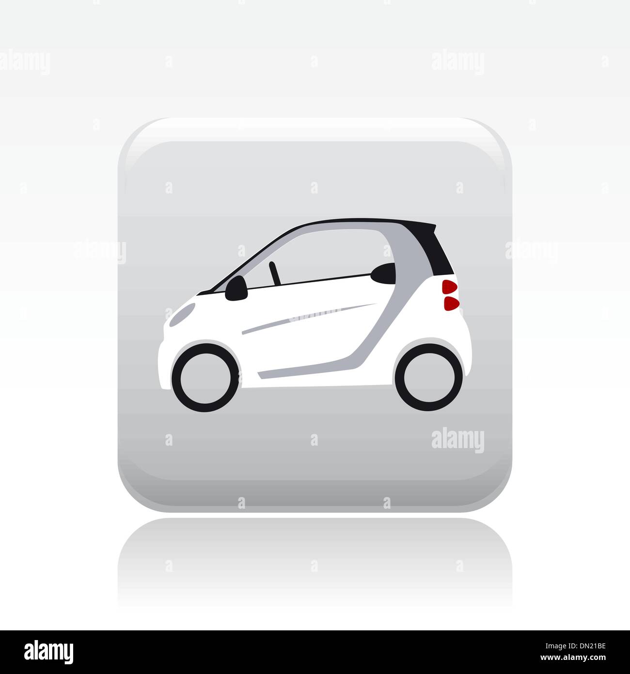 Vector illustration of single small car icon Stock Vector Image & Art ...