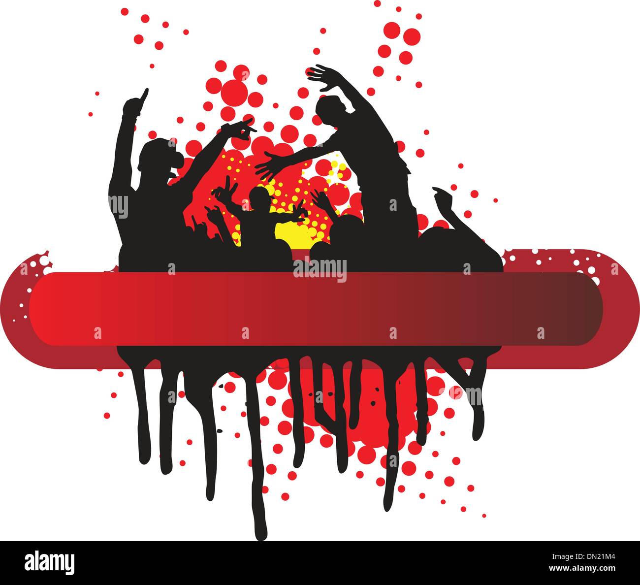 banner Illustration on a musical theme Stock Vector Image & Art - Alamy
