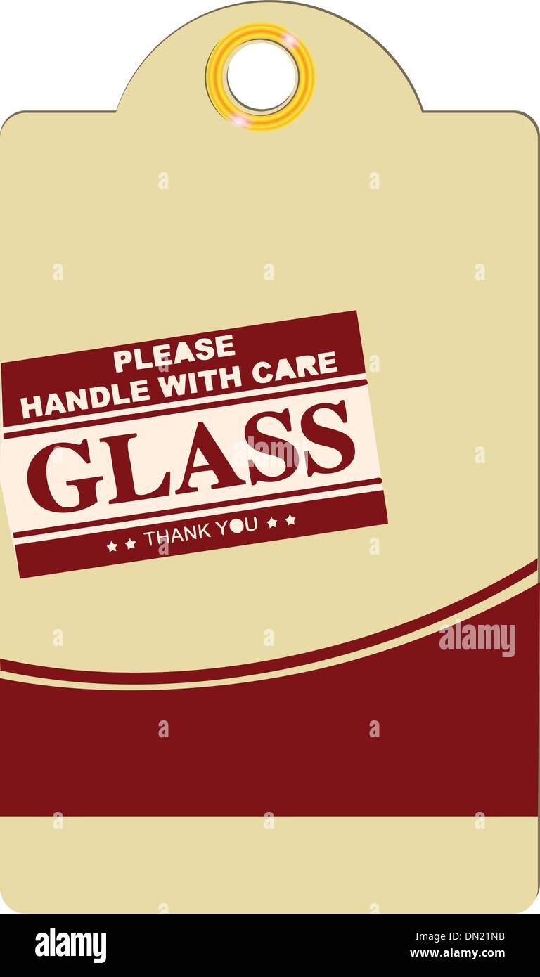 Label with the words glass Stock Vector Image & Art - Alamy