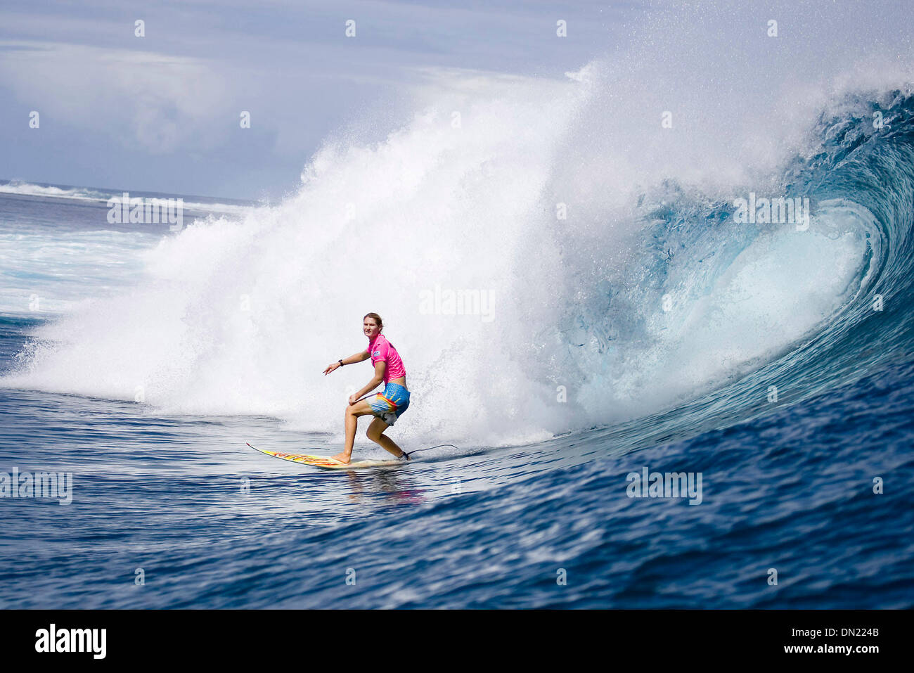 Apr 24, 2006; Cloudbreak, Tavarua, Fiji, FIJI; Australian Melanie ...
