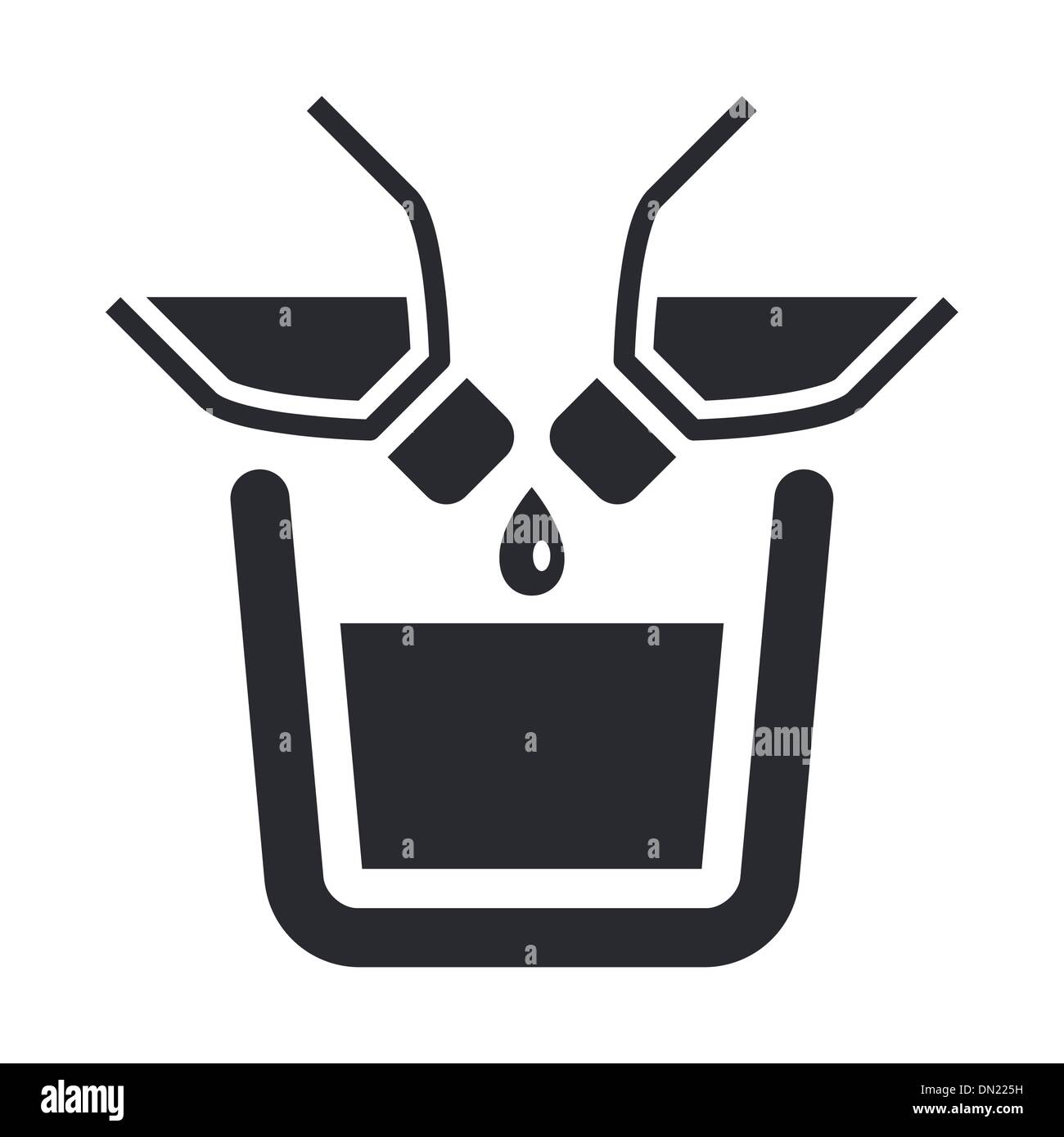 Vector illustration of isolated liquid pour icon Stock Vector Image ...