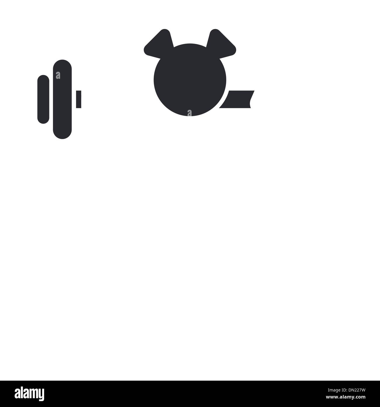 Vector illustration of single female gym icon Stock Vector Image & Art ...