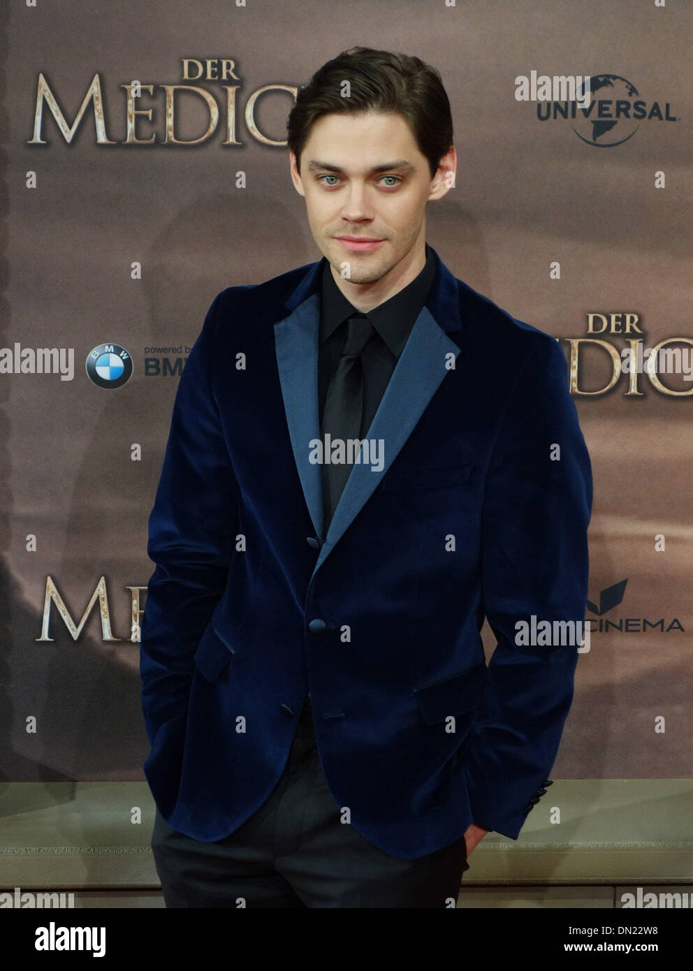Berlin, Germany. 16th Dec, 2013. British actor Tom Payne arrives for ...