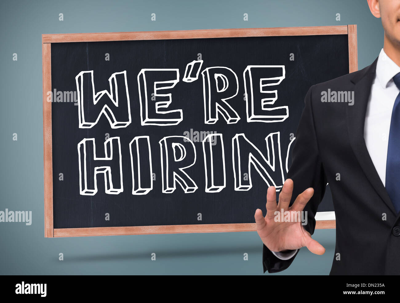 Businessman hire sign hi-res stock photography and images - Alamy