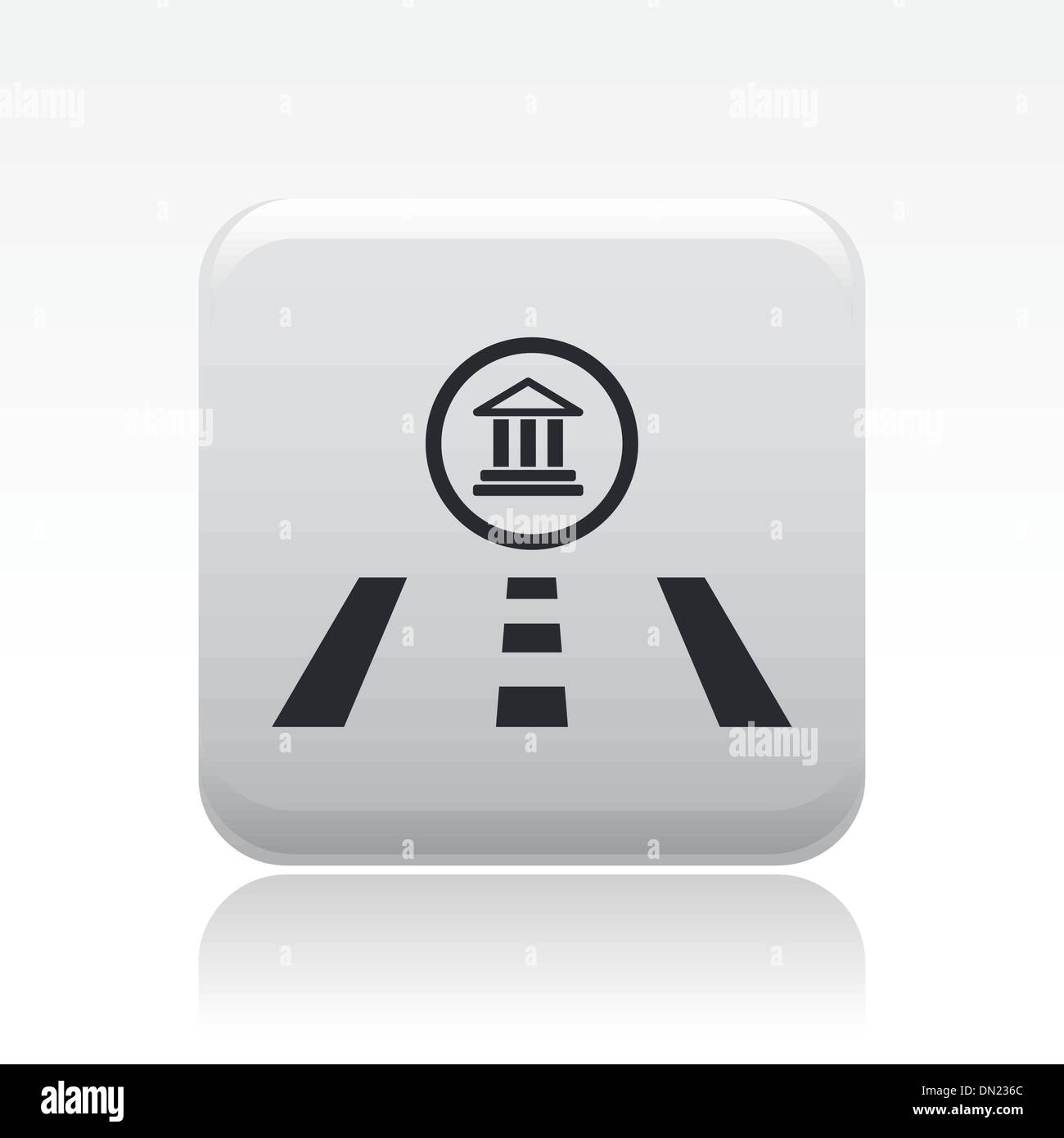 Vector illustration of single navigate icon Stock Vector Image & Art ...