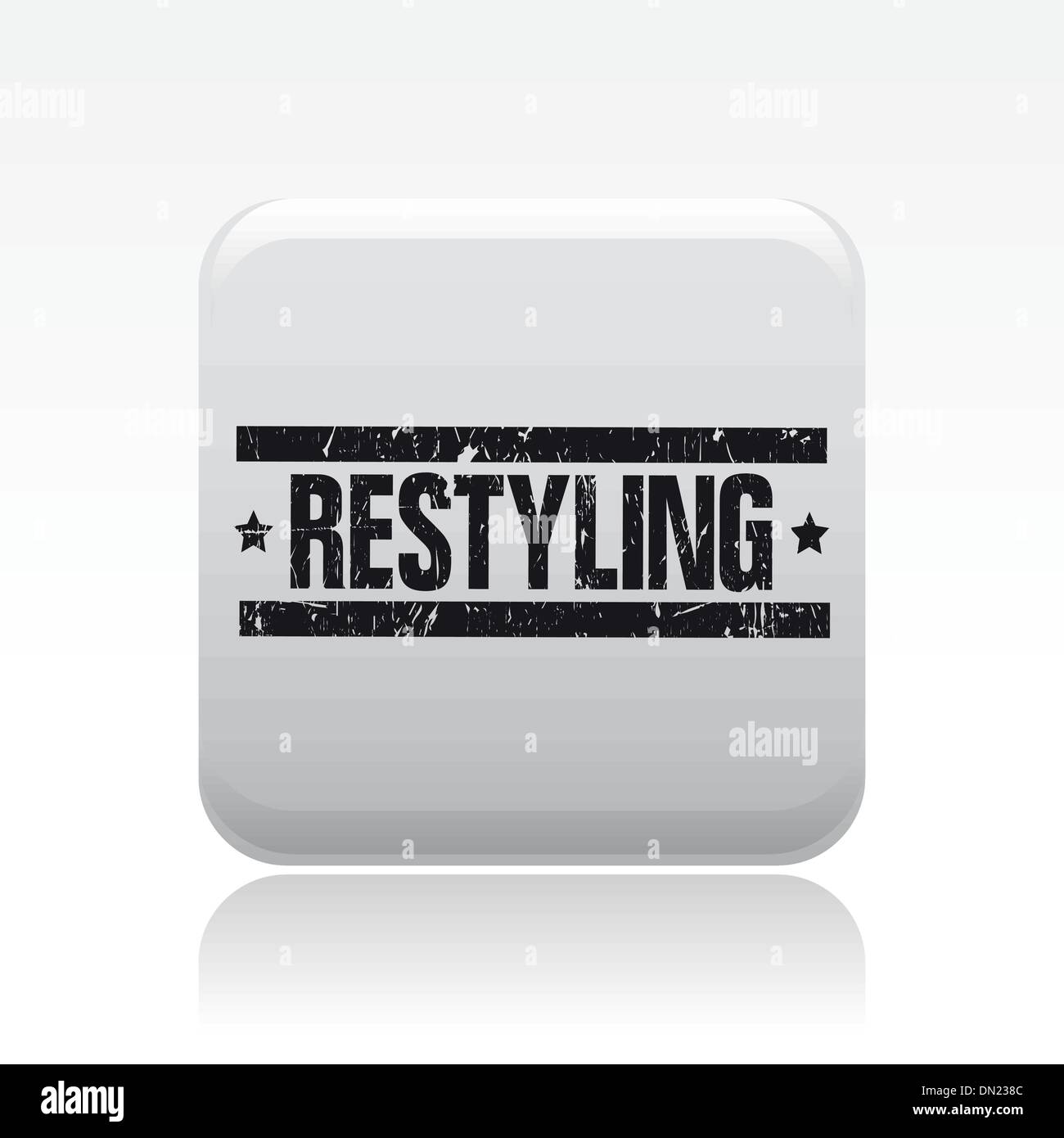 Vector illustration of isolated restyling icon Stock Vector Image & Art ...