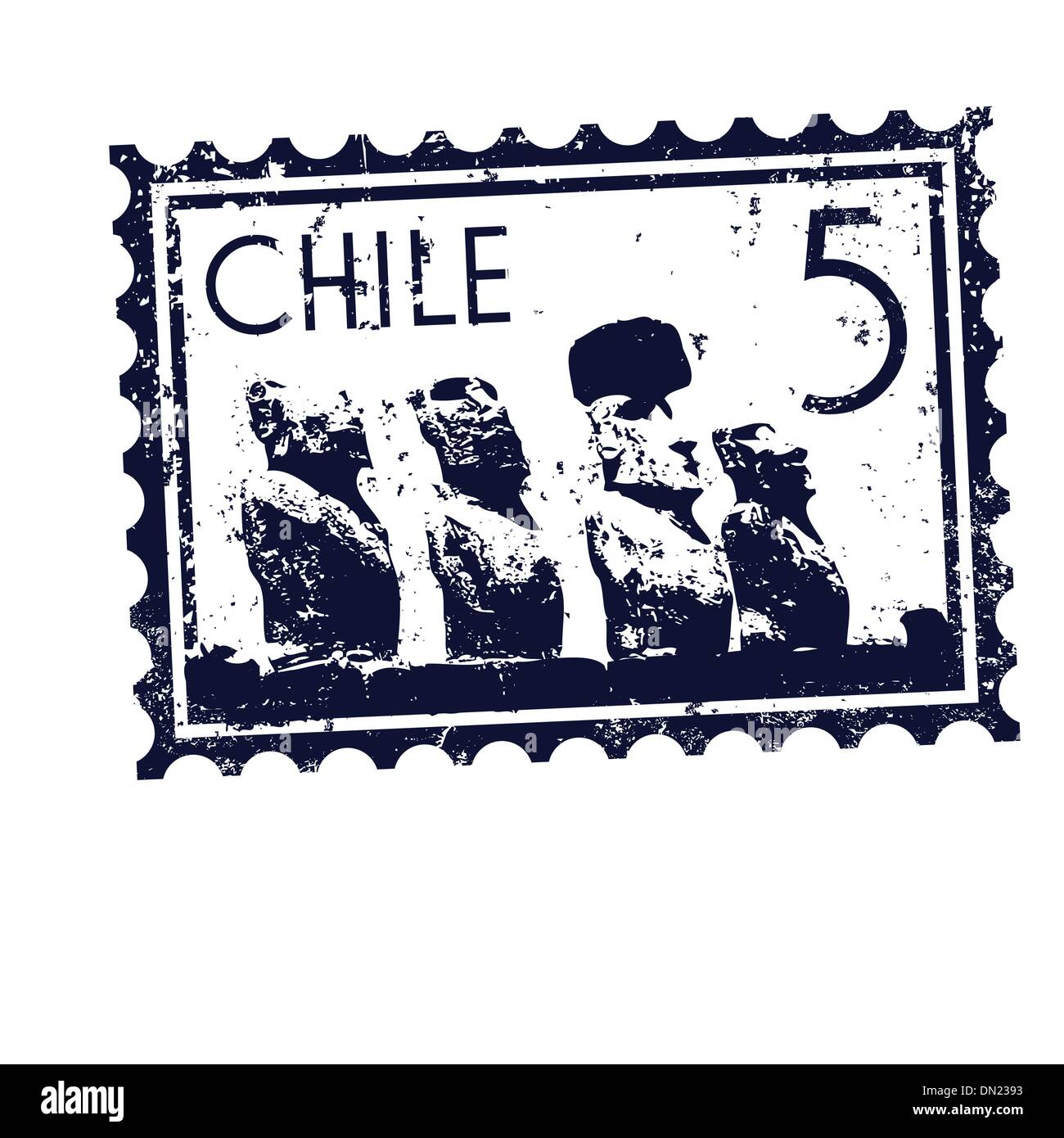 Chile monument Stock Vector Images - Alamy