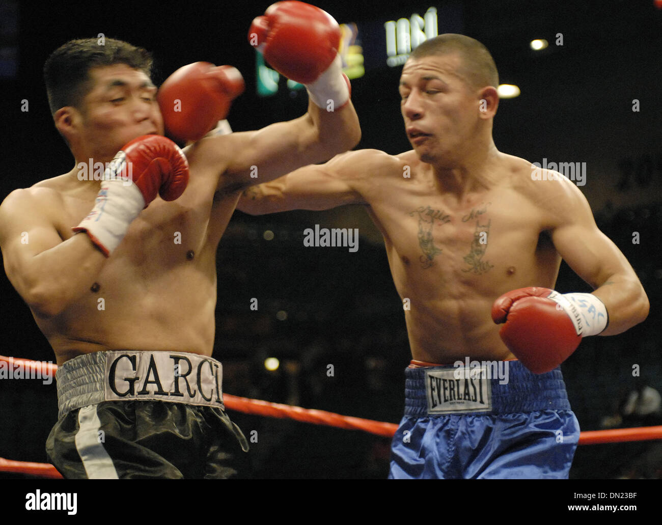 May 06, 2006; Las Vegas, NV, USA; BOXING: Previously undefeated ...