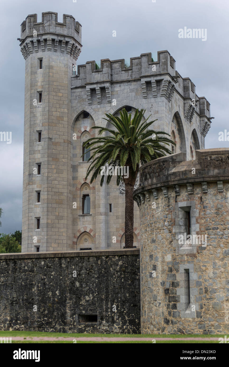 Arteaga Palace at Urdaibai Biosphere reserve, Biscay, Basque Country ...