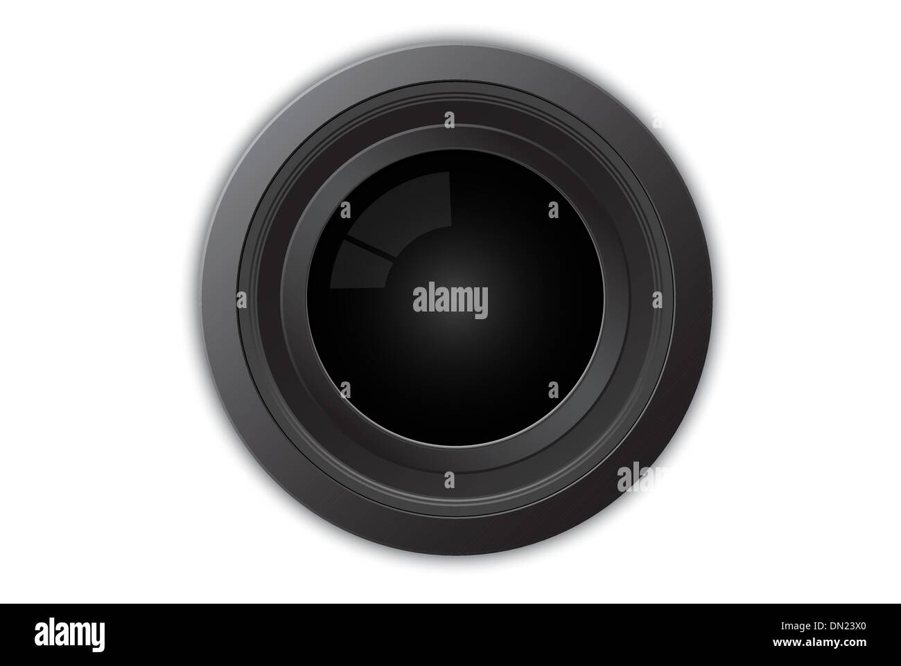 Vector illustration of camera lens Stock Vector Image & Art - Alamy