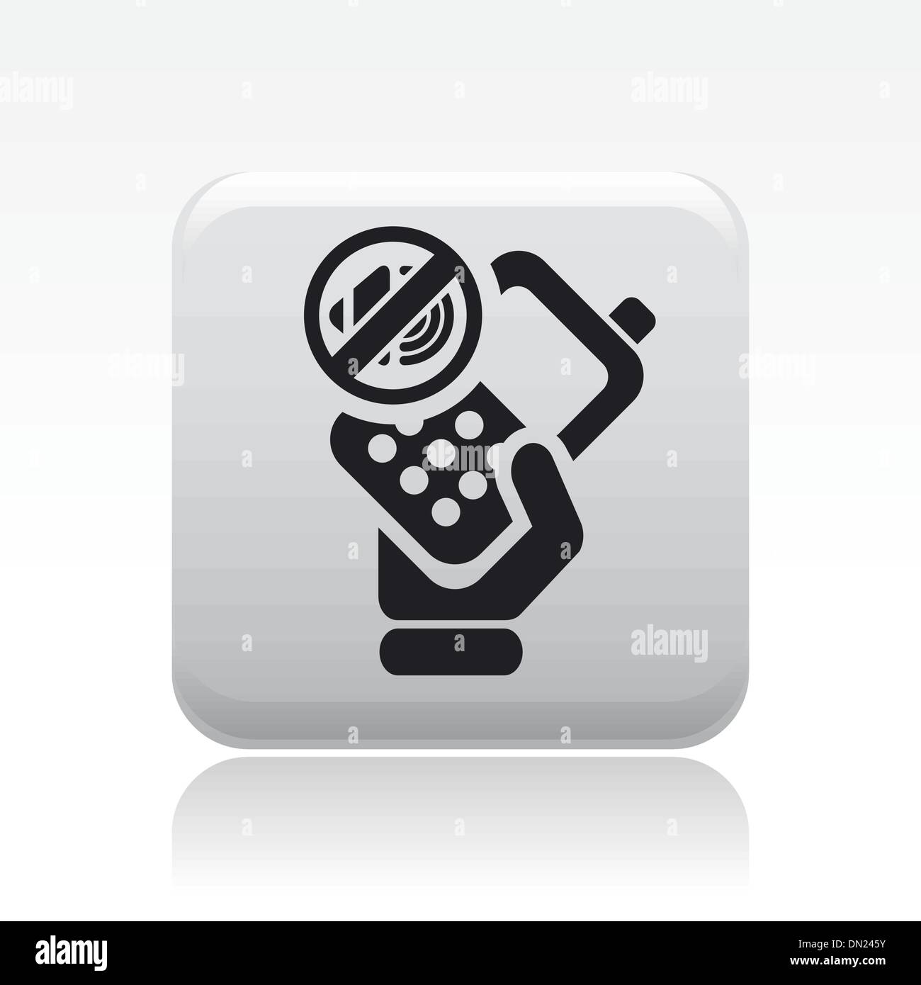 Phone mute icon hi-res stock photography and images - Alamy