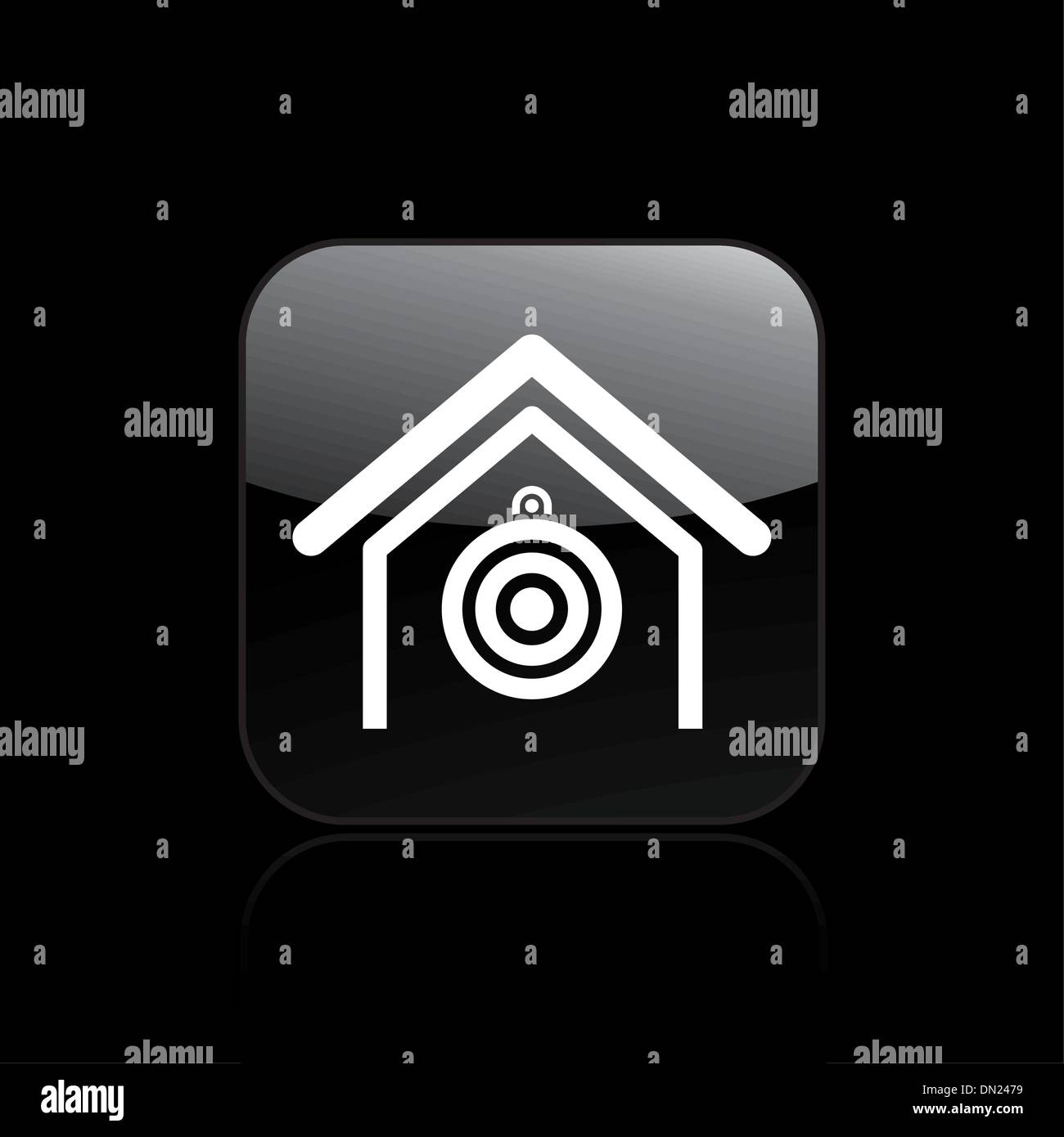 Vector illustration of single target icon Stock Vector Image & Art - Alamy