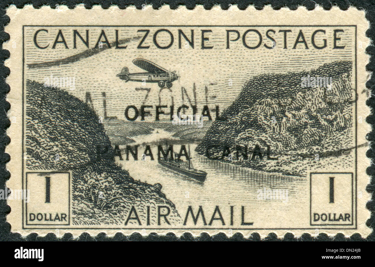 Postage stamp printed in panama hi-res stock photography and images - Alamy