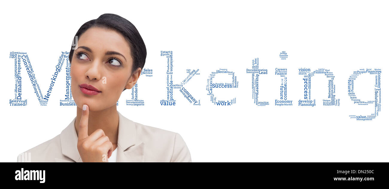 Smiling while thinking hi-res stock photography and images - Alamy