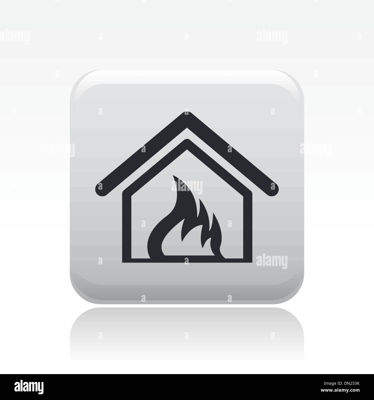 Burning building Stock Vector Images - Alamy