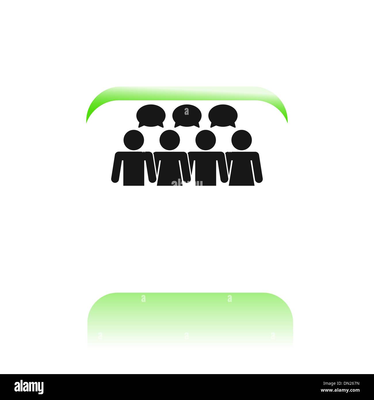 Vector illustration of single social network icon Stock Vector Image ...