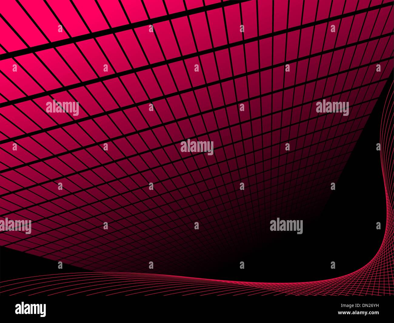 Abstract red energy waves Stock Vector Images - Alamy