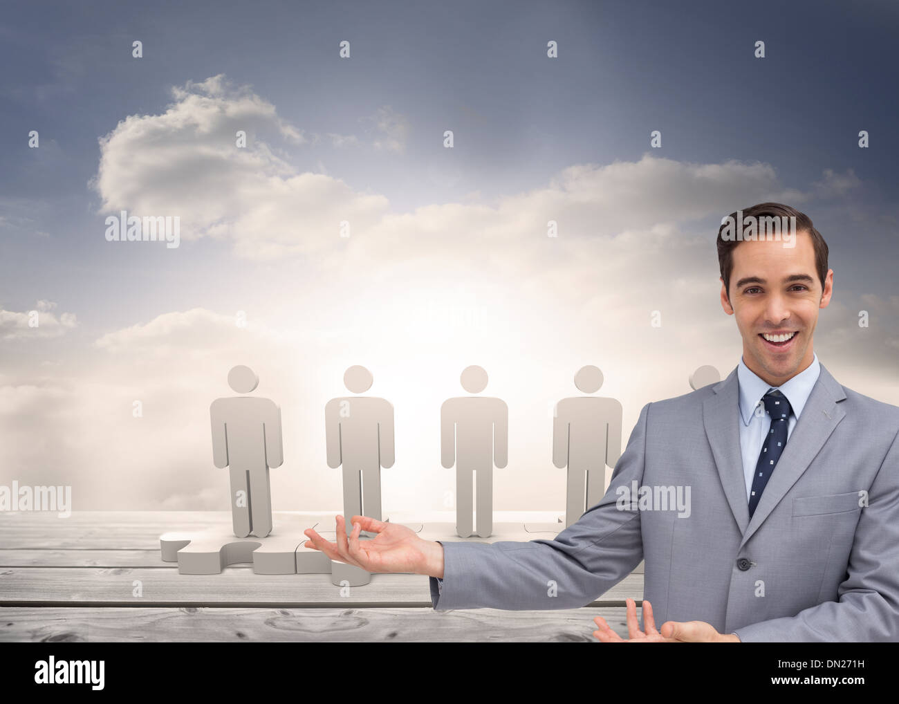 Male model presenting hi-res stock photography and images - Alamy