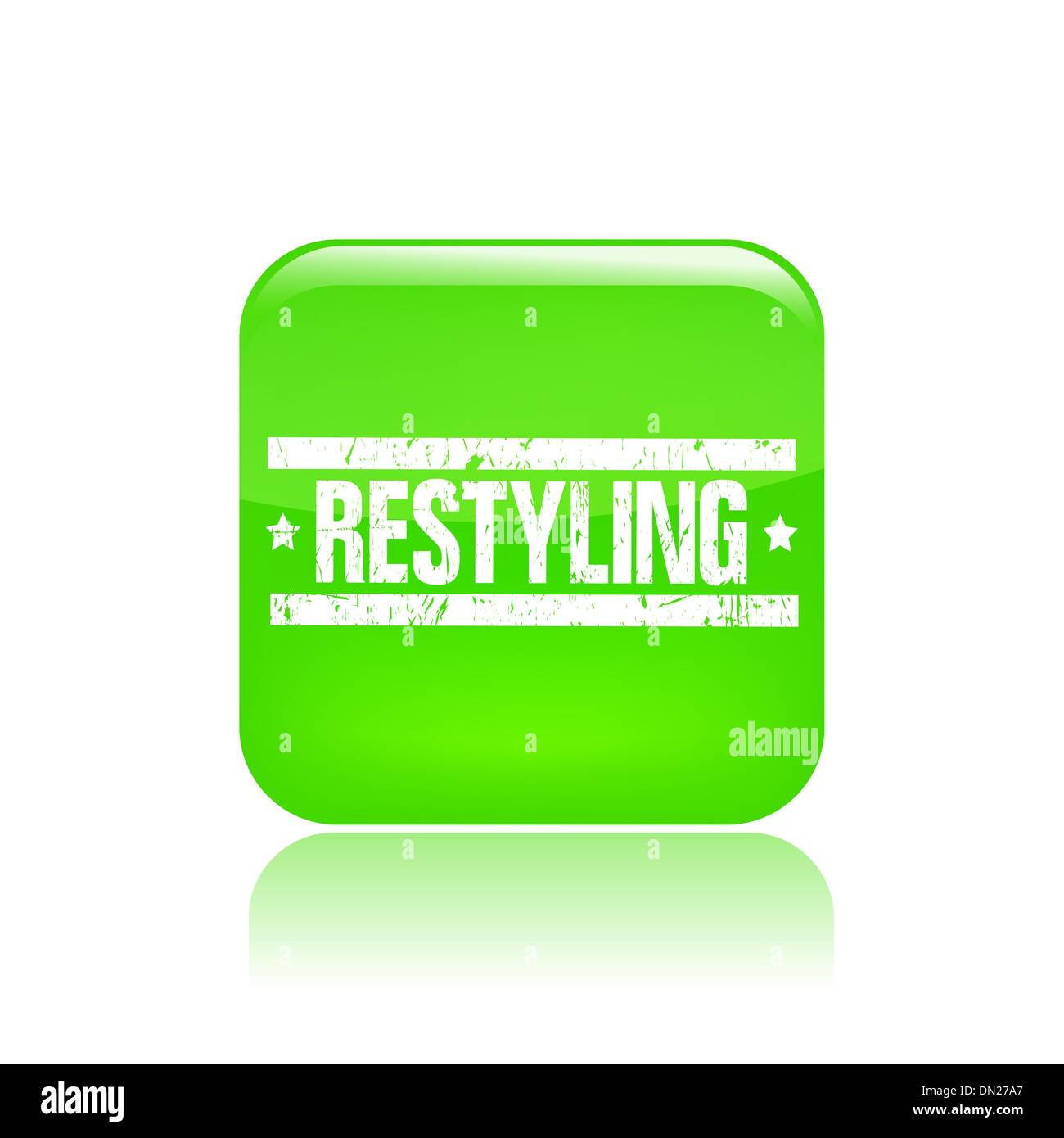 Vector illustration of isolated restyling icon Stock Vector Image & Art ...