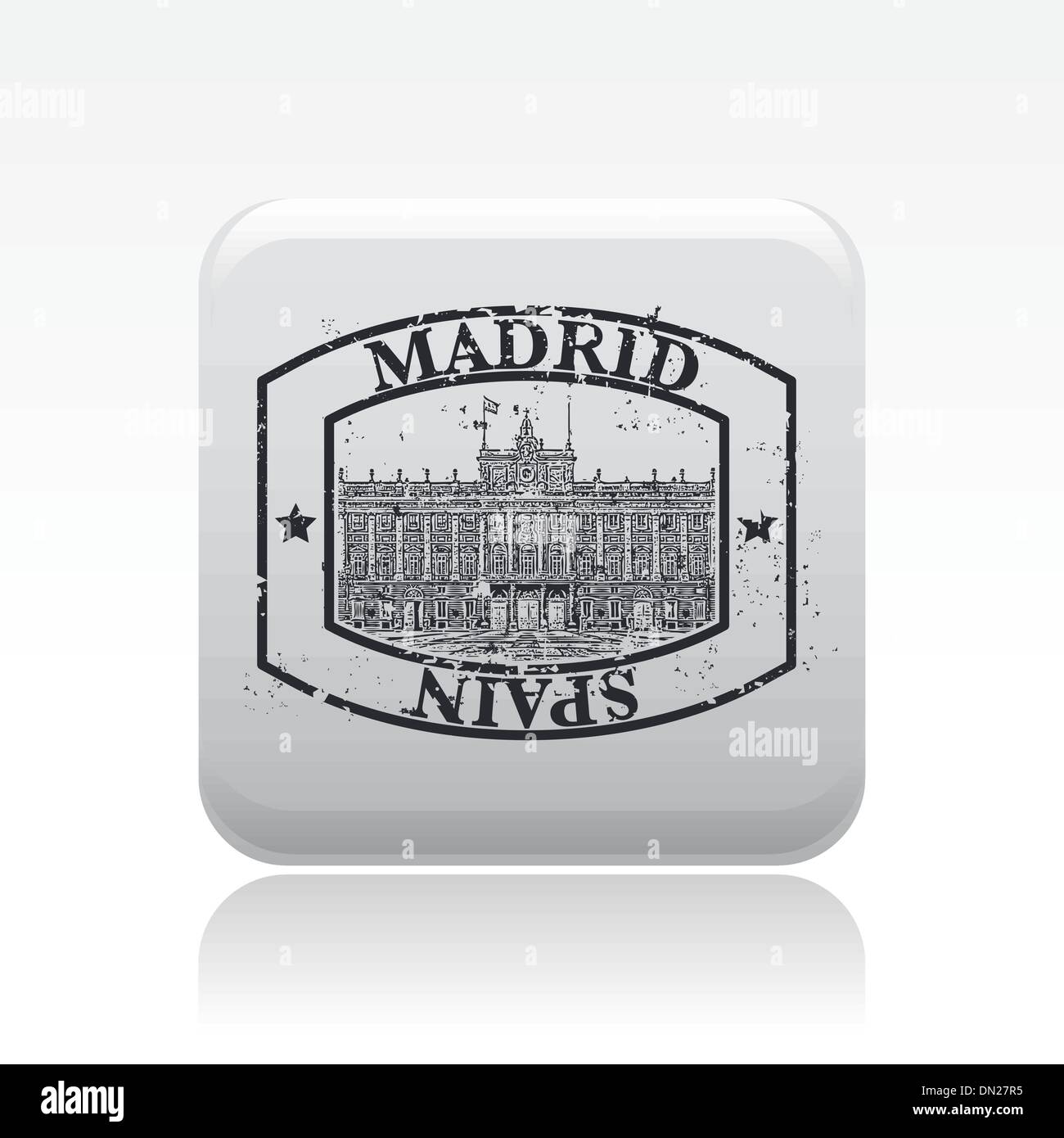Vector illustration of single Madrid icon Stock Vector Image & Art - Alamy