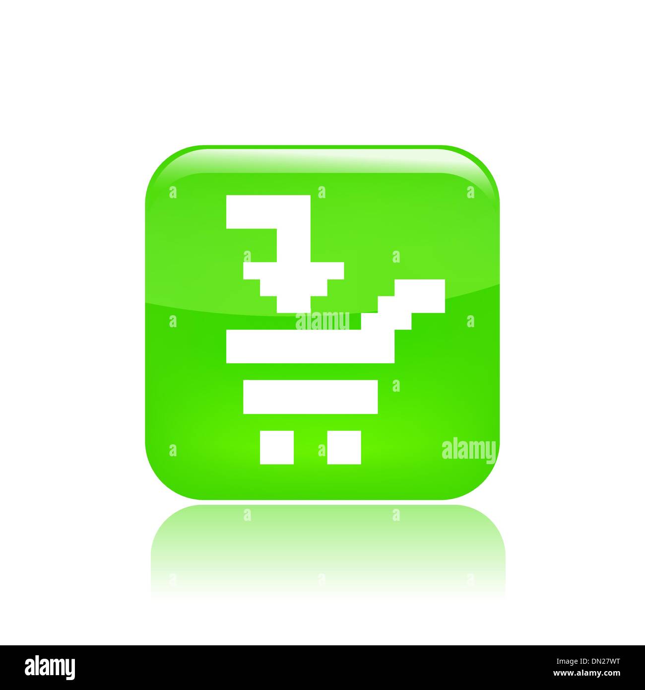 Vector illustration of pixel computer icon Stock Vector Image & Art - Alamy