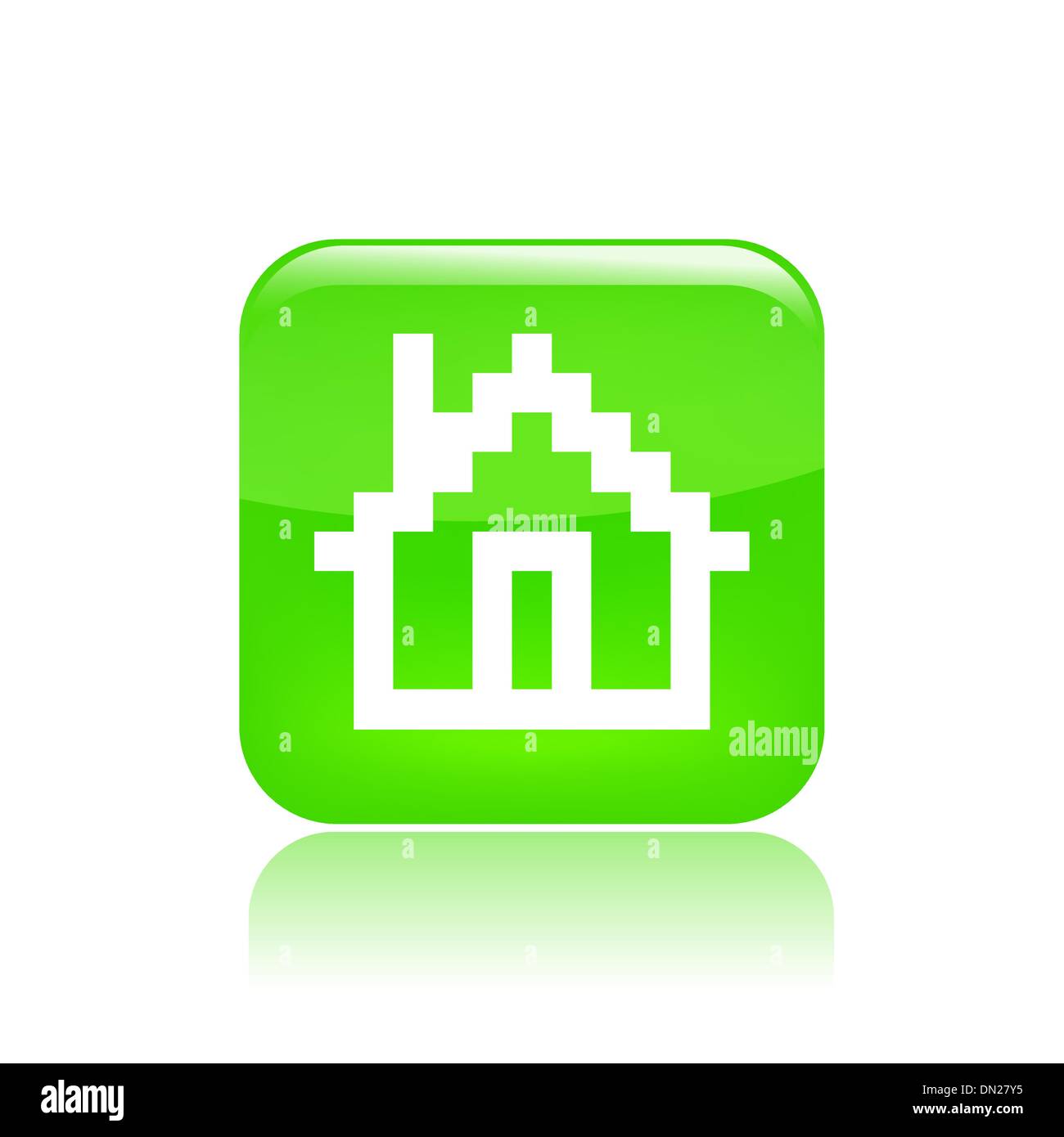 Vector illustration of pixel computer icon Stock Vector Image & Art - Alamy