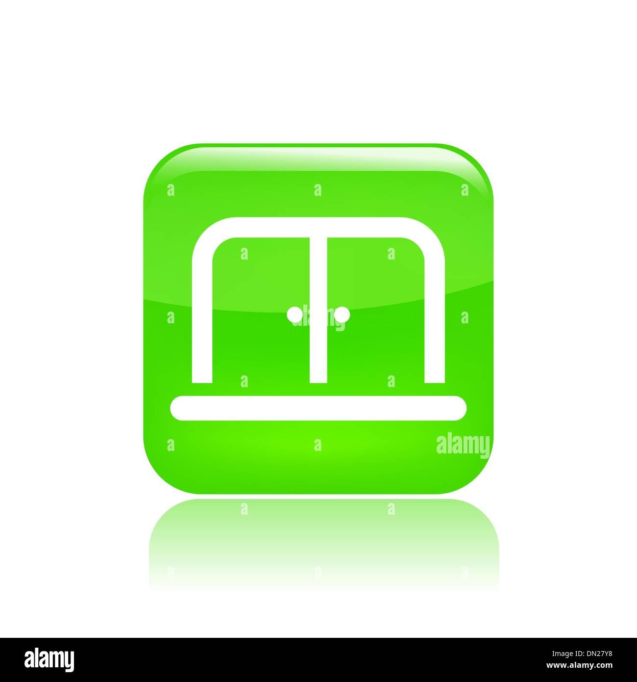 Vector illustration of single doors icon Stock Vector Image & Art - Alamy