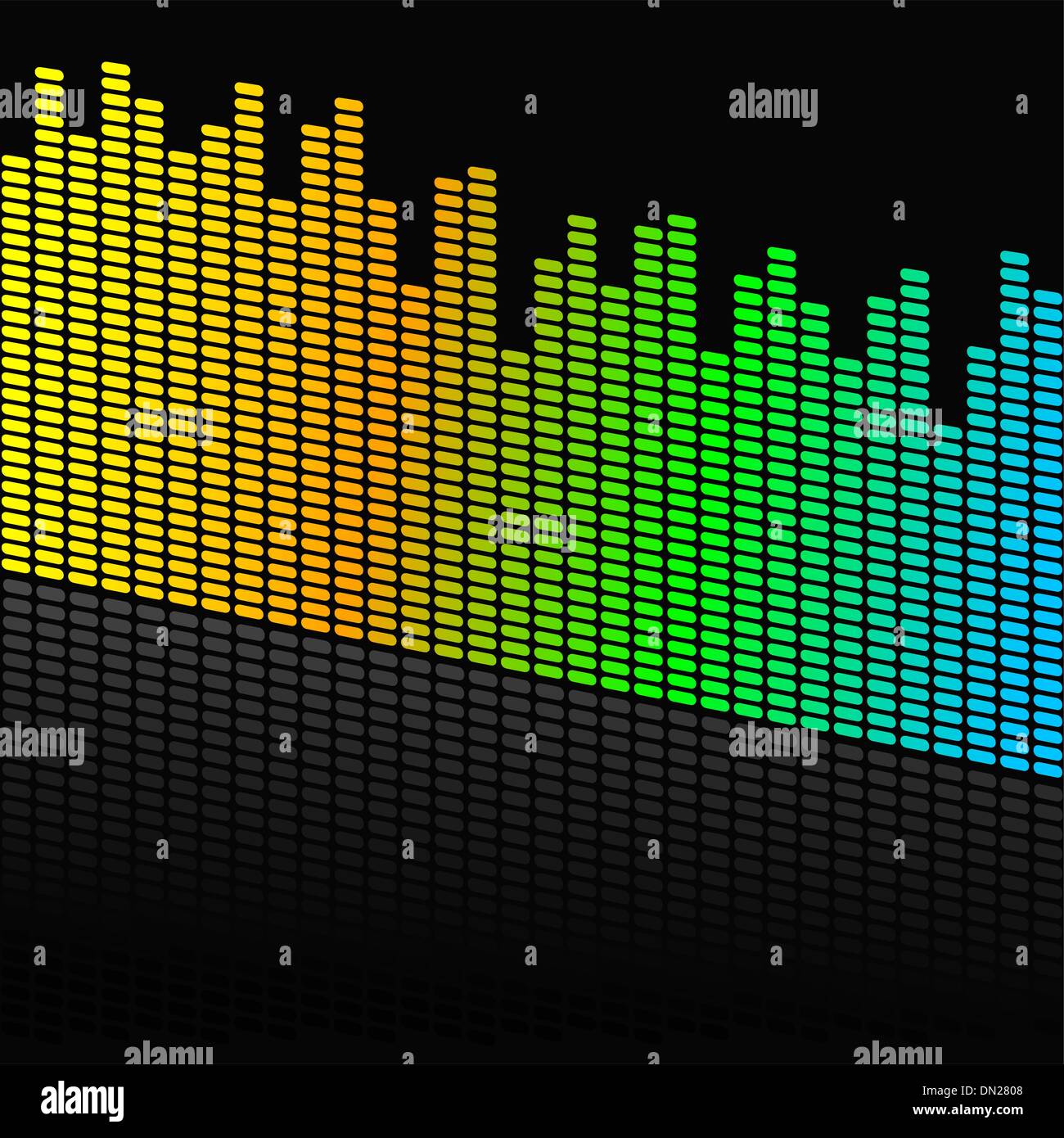 Graphic equaliser stereo Stock Vector Images - Alamy