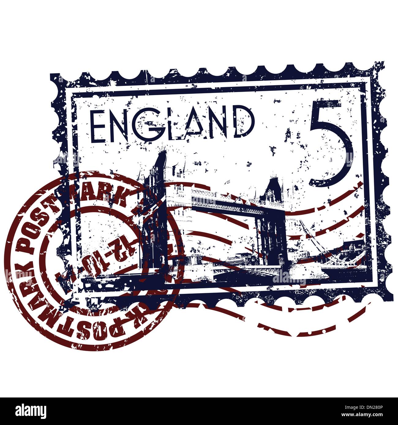 Vector illustration of isolated London print icon Stock Vector Image ...