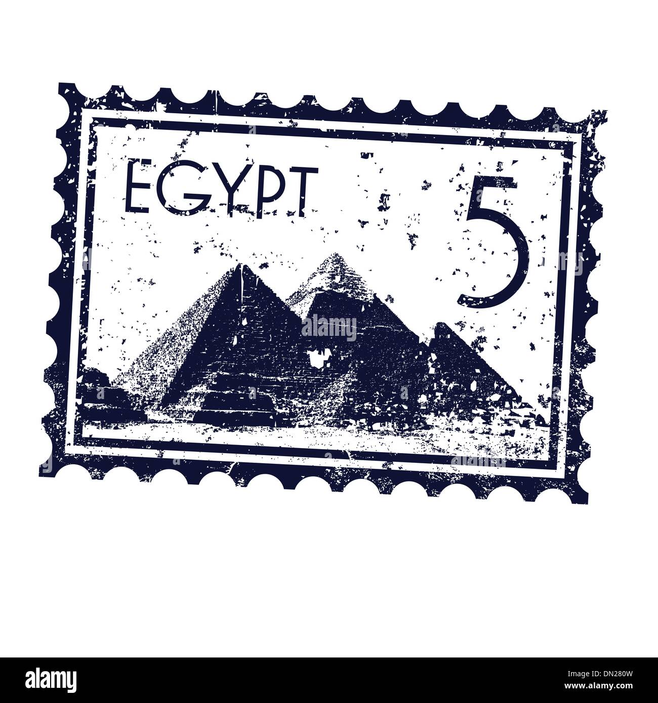 Vector illustration of single Egypt print icon Stock Vector Image & Art ...