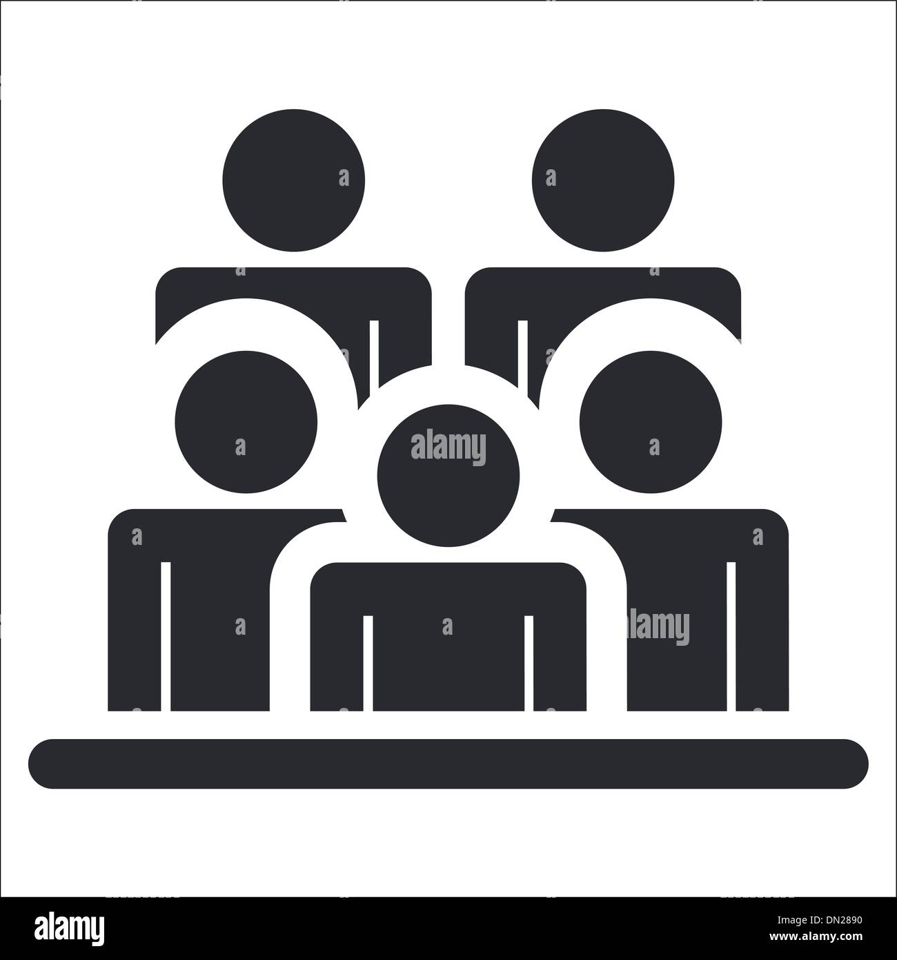 Vector illustration of single people icon Stock Vector Image & Art - Alamy