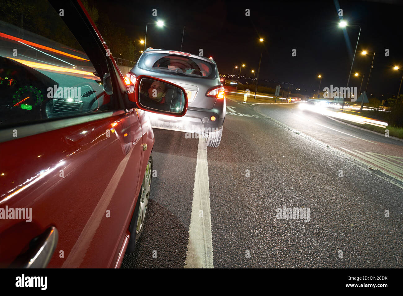 Traffic on a busy highway hi-res stock photography and images - Alamy
