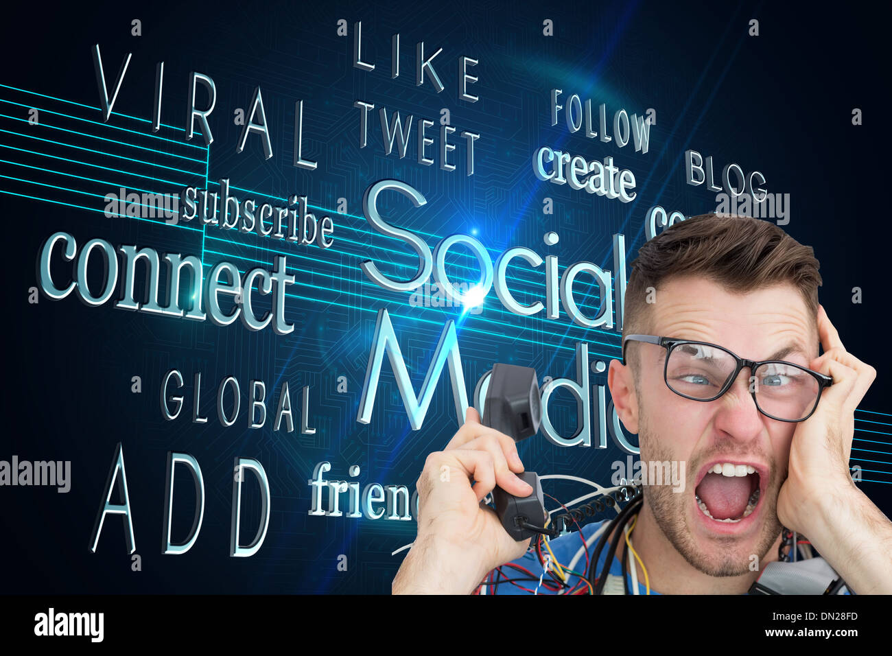 Frustrated computer user hi-res stock photography and images - Alamy