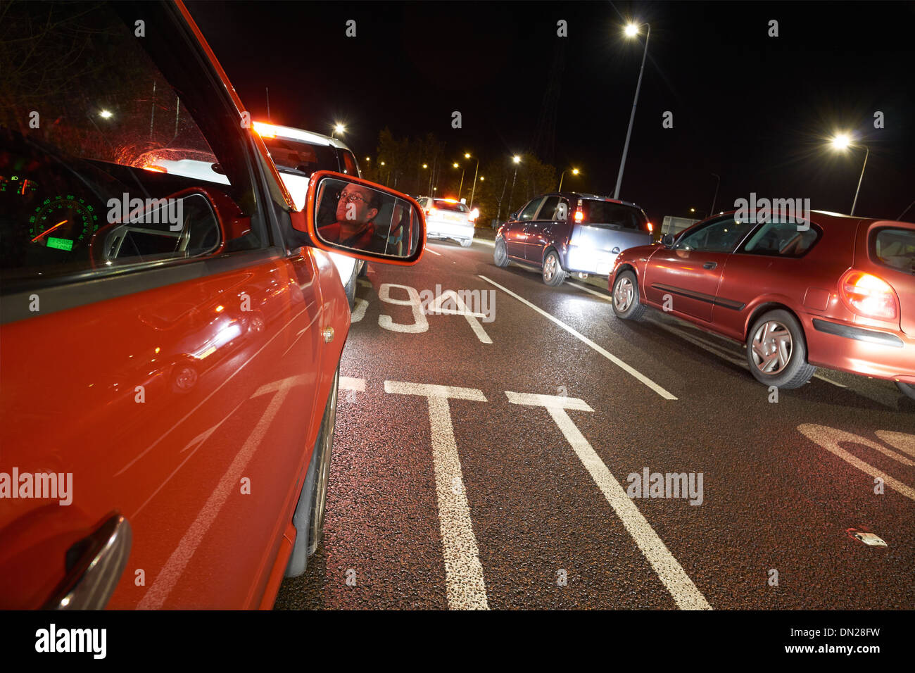 Traffic jam on highway in hi-res stock photography and images - Alamy